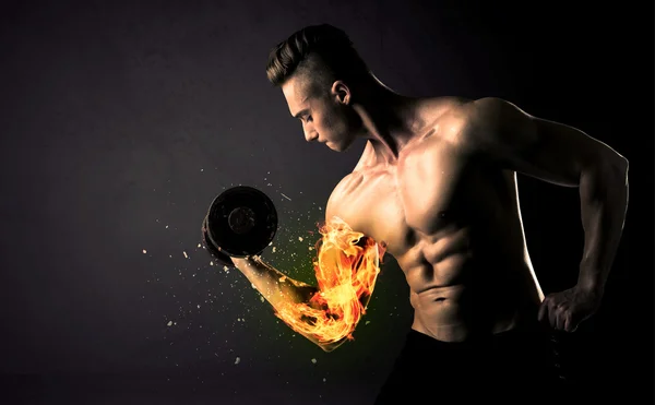 Bodybuilder fire Stock Photos, Royalty Free Bodybuilder fire Images ...