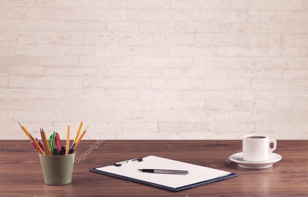 Office Desk Close Up