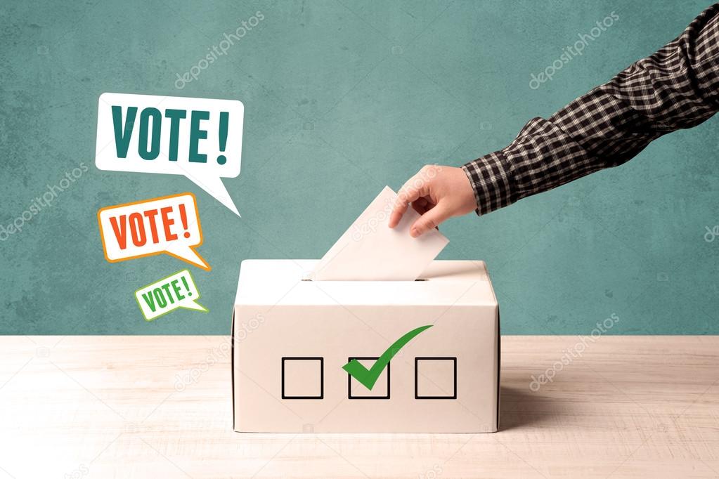 Depositar Una Boleta De Votación En Una Urna 2022