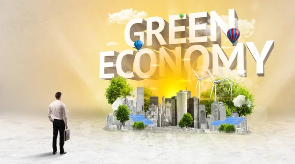 The concept of the green economy Stock Photos, Royalty Free The concept ...
