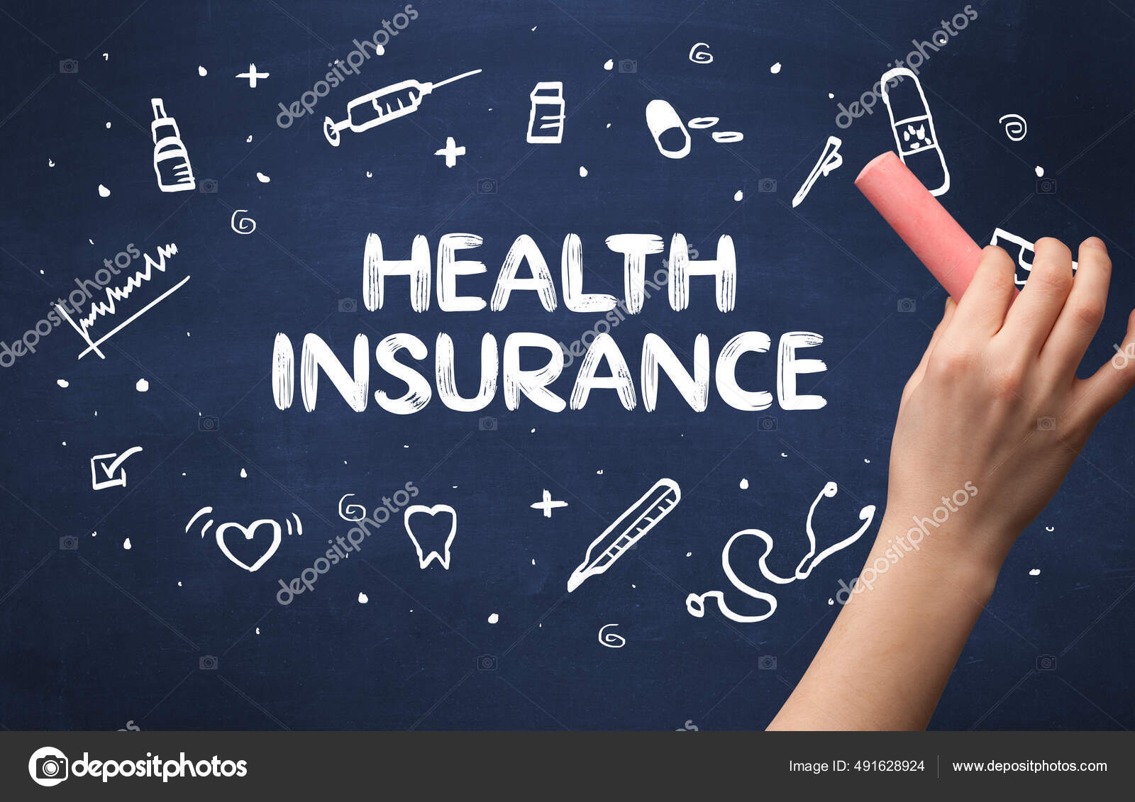 Hand drawing medical concept — Stock Photo © ra2studio #491628924