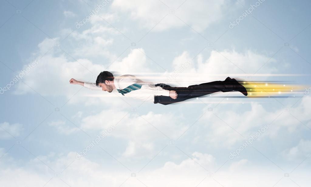 Person Flying In The Sky