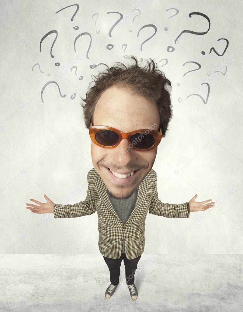 Question Mark Man Memes Question Marks 3d PNG, Business 3d Small Man