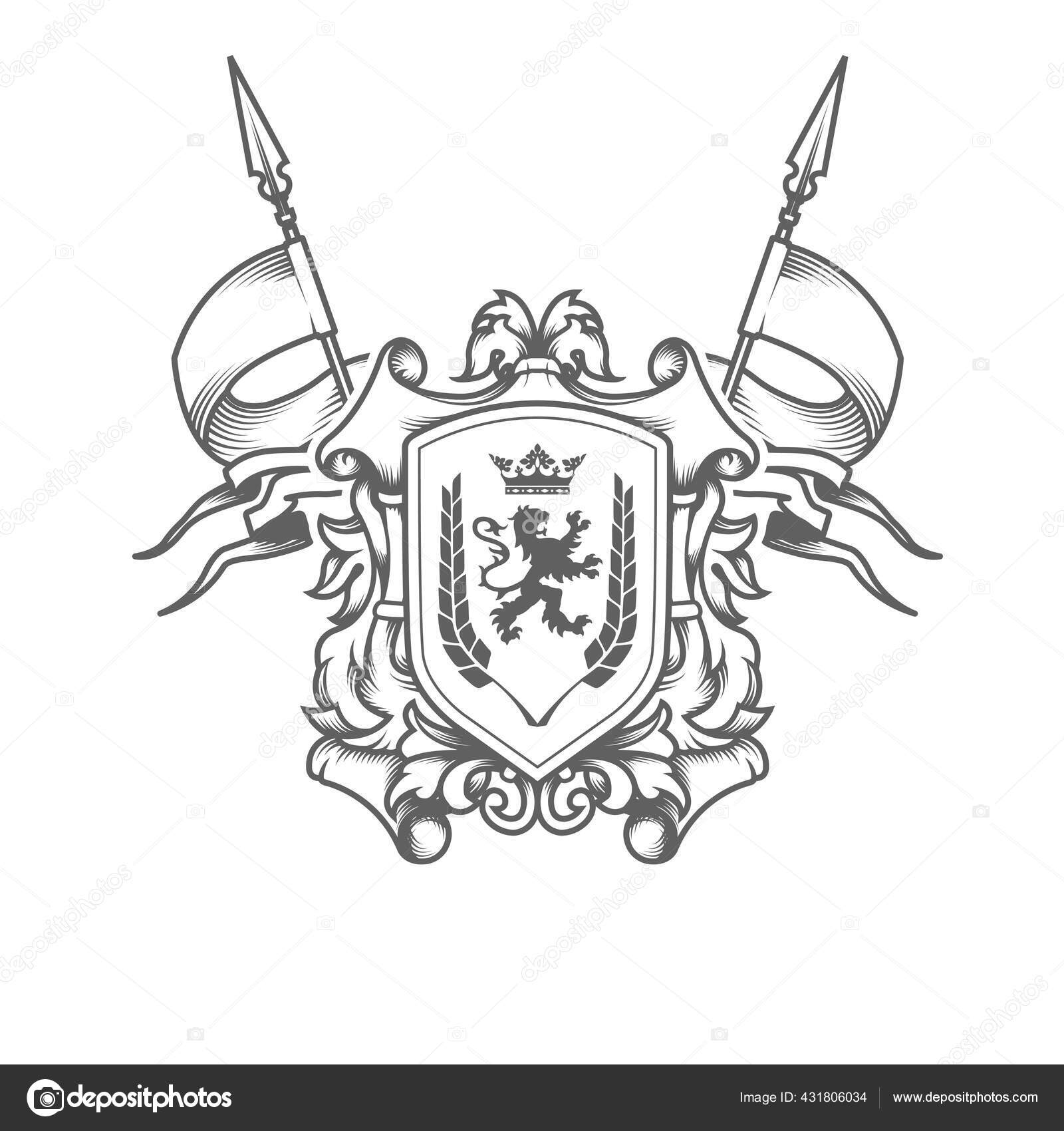 Coat Of Arms Shield Vector