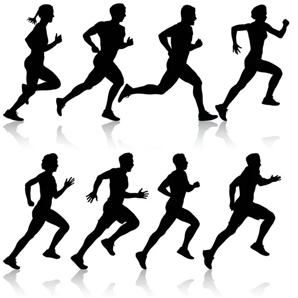 Running man silhouette Stock Photos, Royalty Free Running man ...