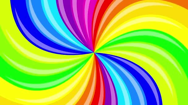 Colorful background rainbow that rotating spiral. animation. — Stock ...