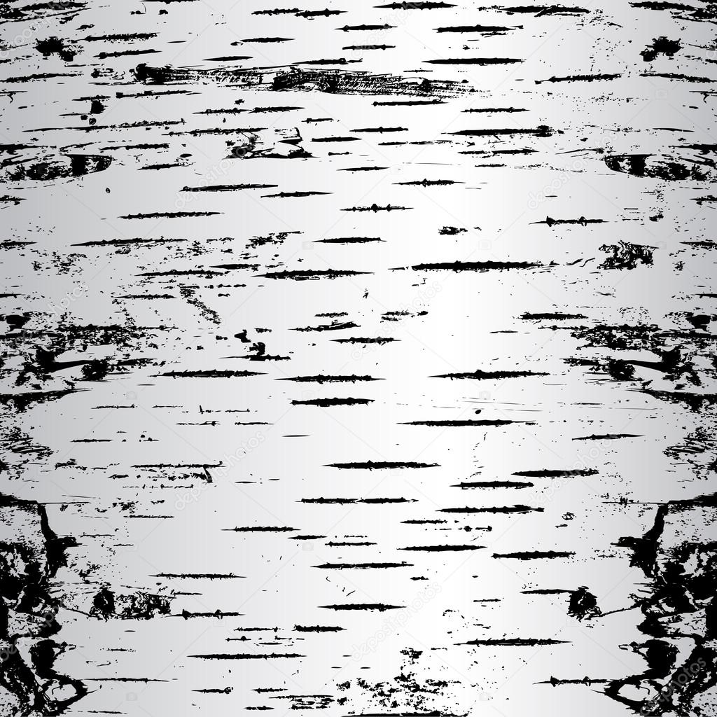 Bark of birch in the cracks texture. Vector illustration. Stock Vector ...