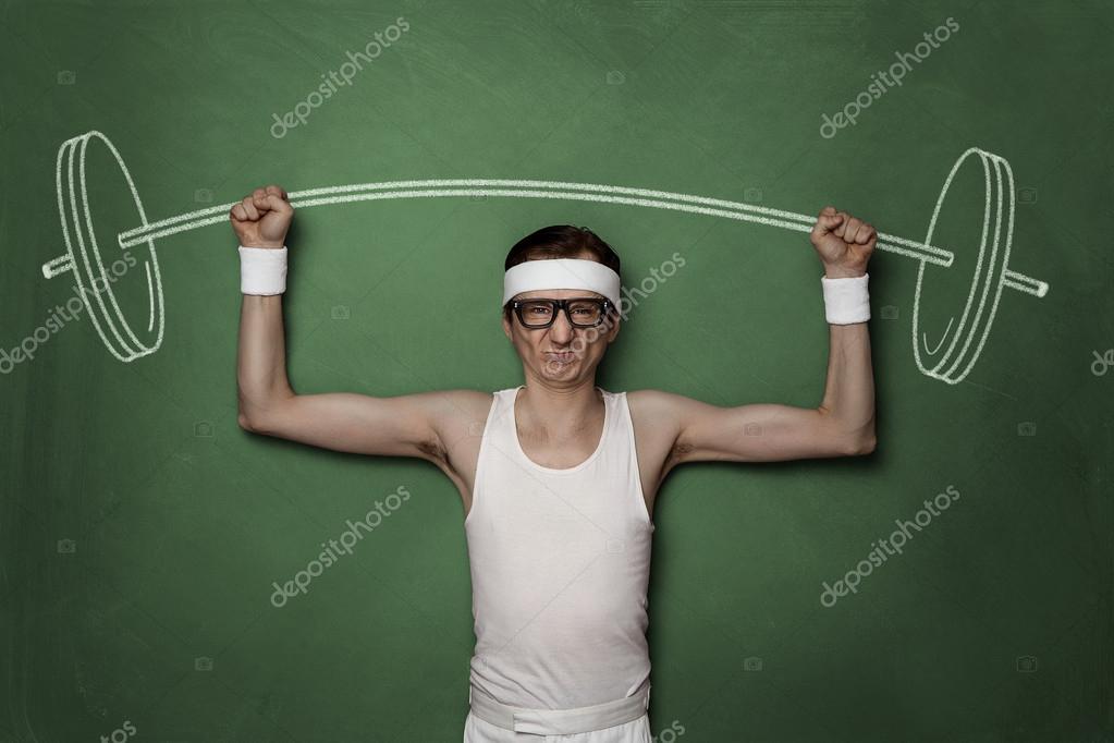 Funny retro sport nerd Stock Photo by ©Rangizzz 87562032