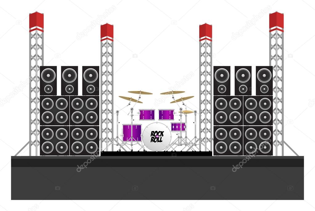 Concert Speaker Vector