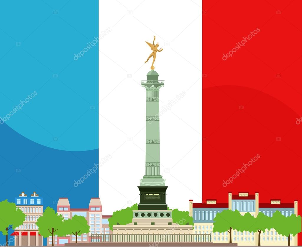 French Bastille Design Stock Vector Image by ©idollisimo #97252760