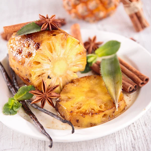 Pineapple dessert and spices Stock Photos, Royalty Free Pineapple ...