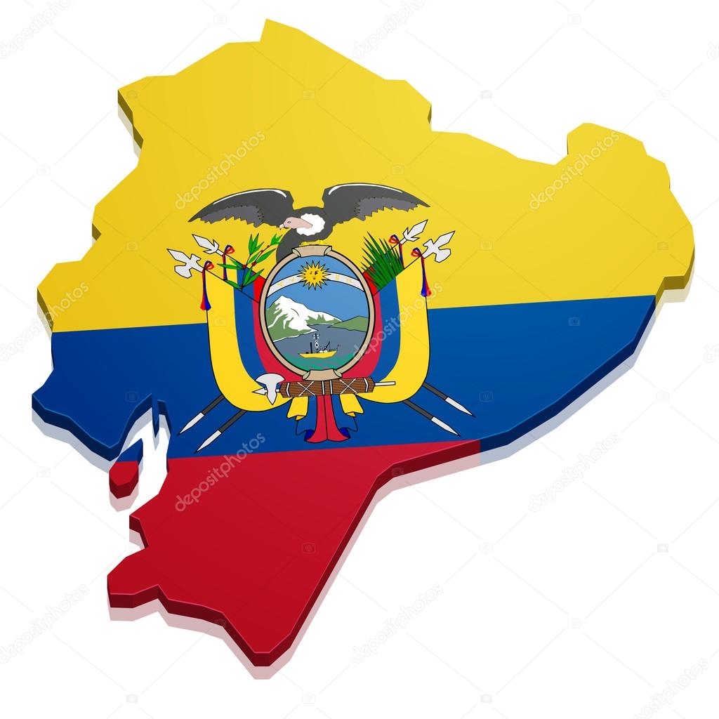 Mapa Ecuador Vector de stock por ©unkreatives 61767317