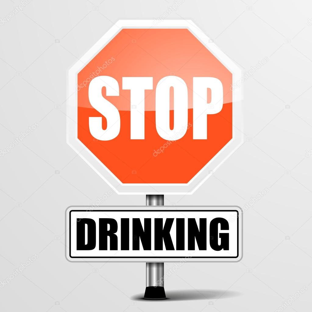 Stop Drinking Stock Vector by ©unkreatives 63549599