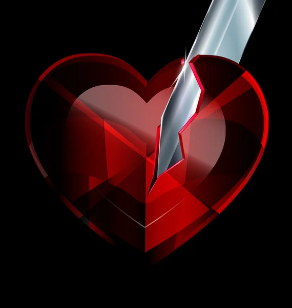 Broken glass heart, Royalty-free Broken glass heart Vector Images ...