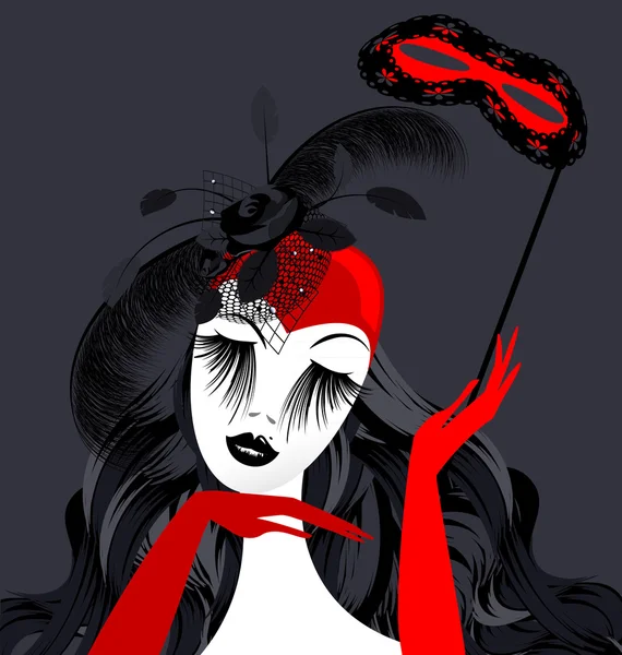 ᐈ Exotic masquerade masks stock vectors, Royalty Free woman masquerade ...