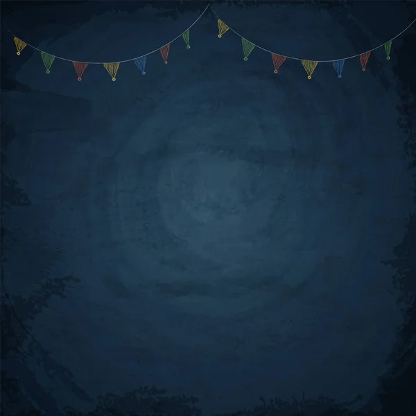 Chalkboard Blackboard Background Design Hand Drawn Plants Branches ...