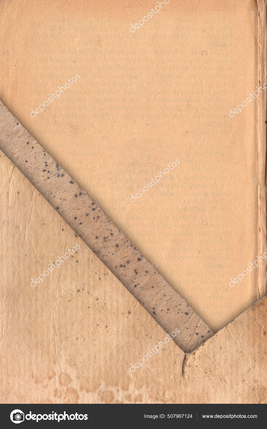 Vintage Old Paper Scratches Stains Texture Background Stock Photo by ...