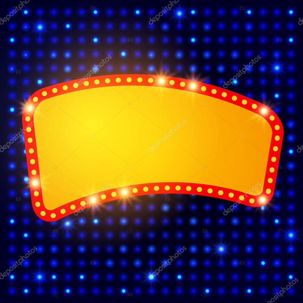Game Show Lights Vector
