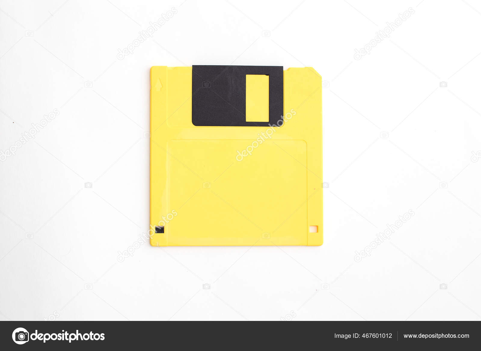 Yellow Floppy Disk White Background Stock Photo by ©dmitryi 467601012