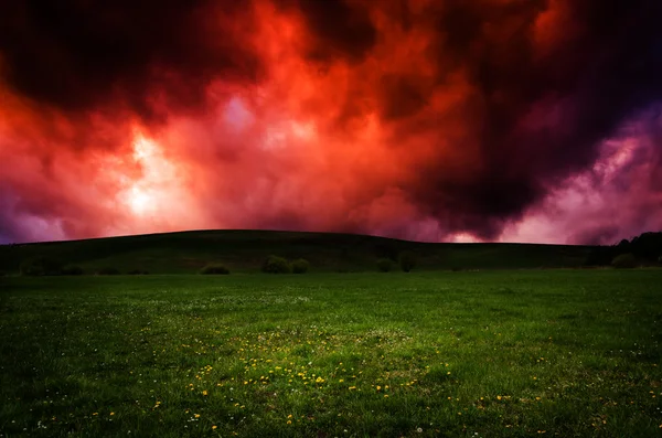 Red Storm Clouds