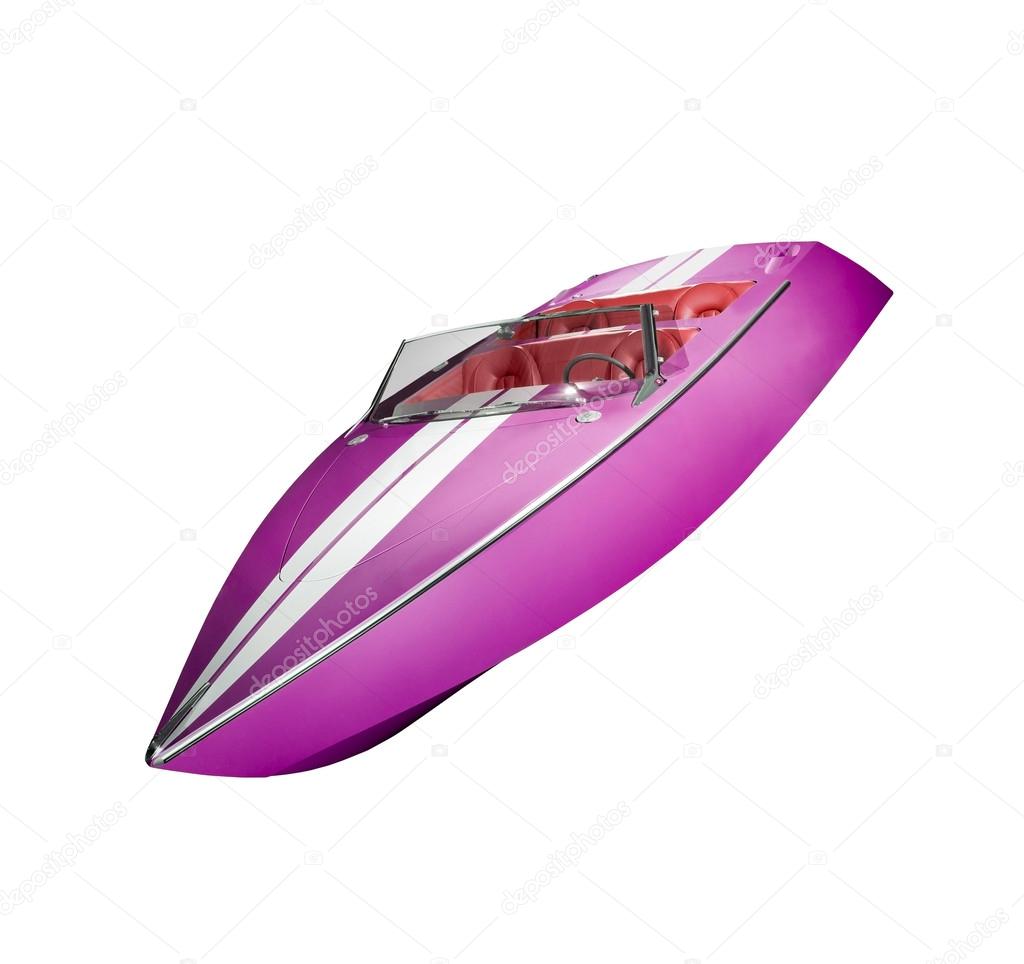Pink fast boat Stock Photo by ©shutswis 82997830