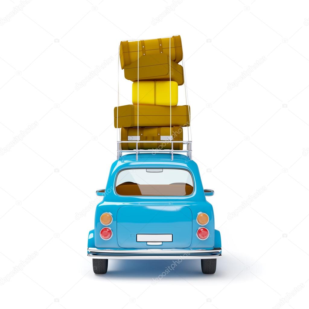 Small retro travel car back Stock Photo by ©ilterriorm 59020233