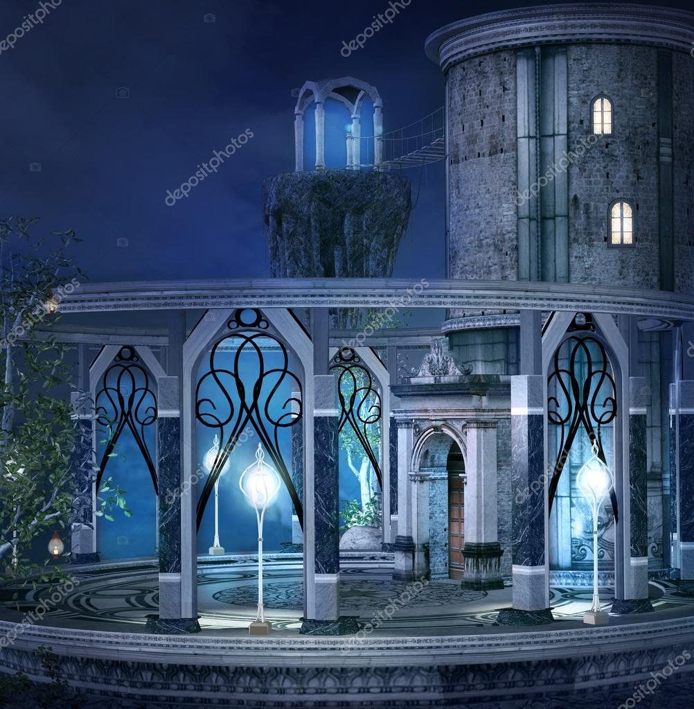 Palace at night Stock Photo by ©Ellerslie 65106527