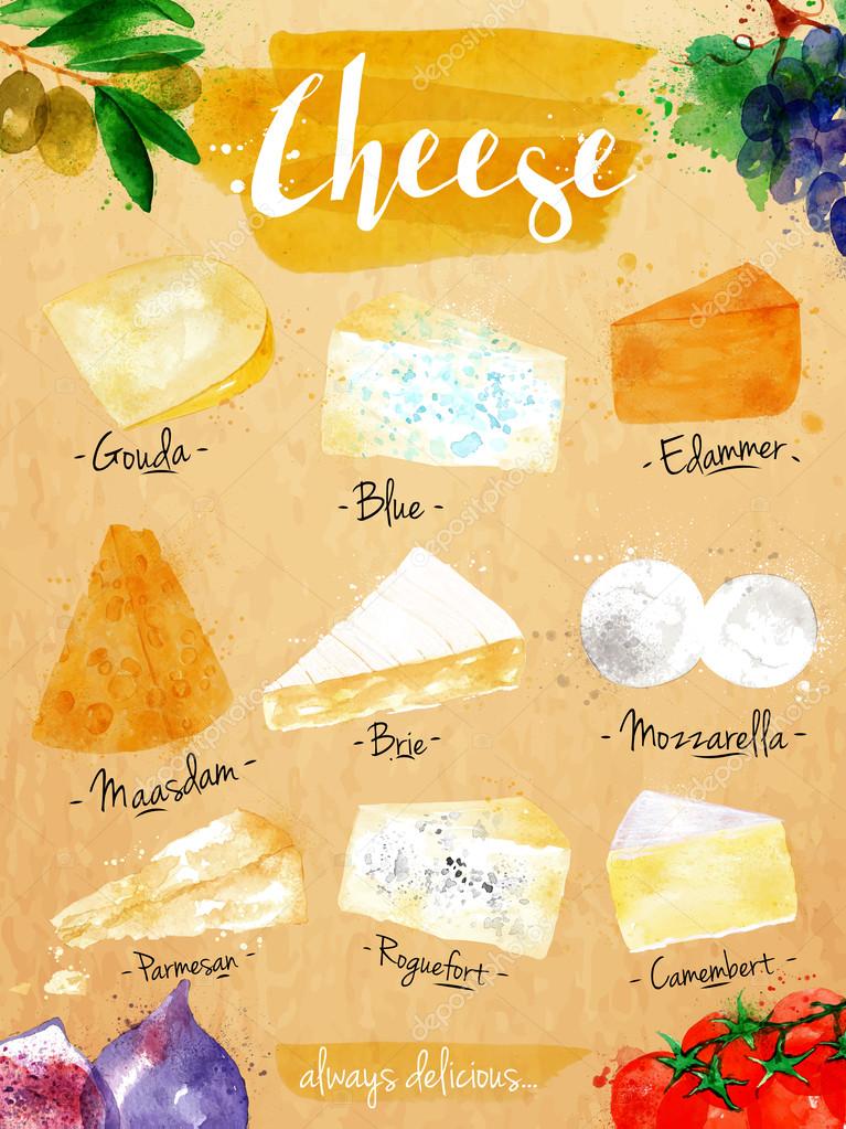 Cheese Infographic Poster