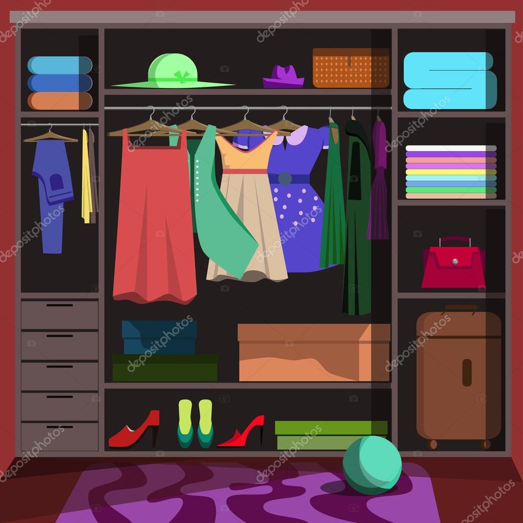 Cartoon Clothes Closet