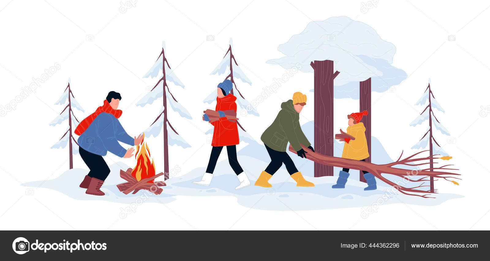 Winter Camp Clipart Images