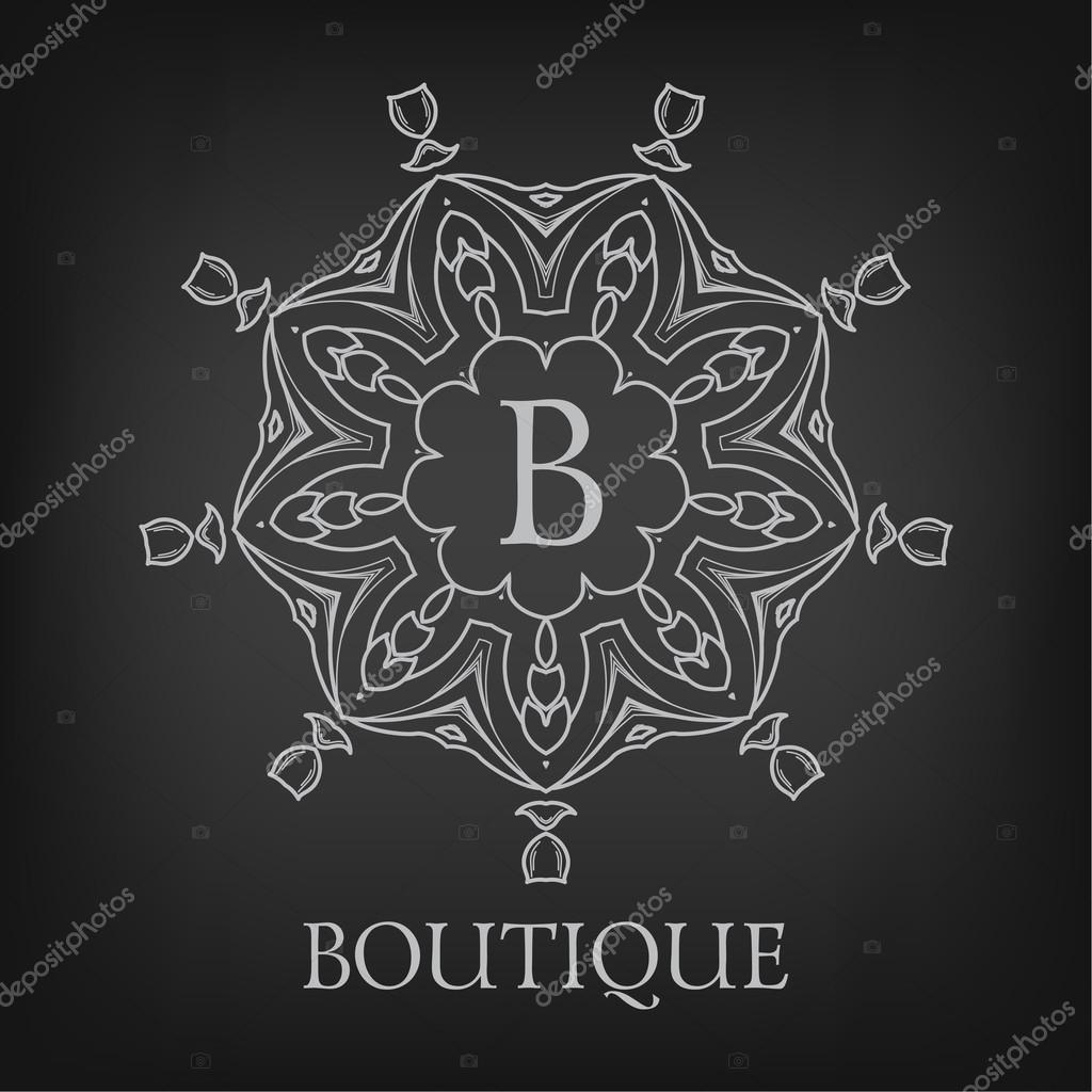 Monogram design template with letters Stock Vector by ©Sonulkaster 70406053