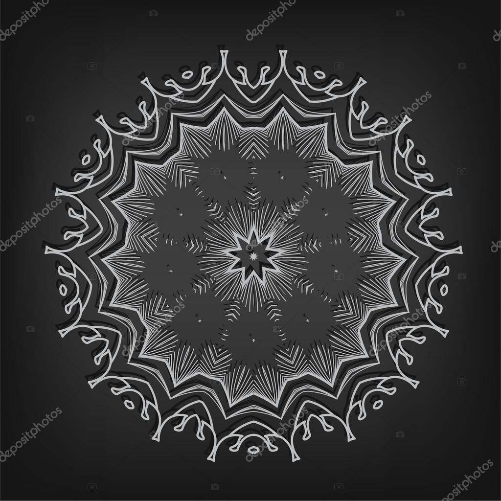 Vintage circle pattern in Victorian style Stock Vector Image by ...