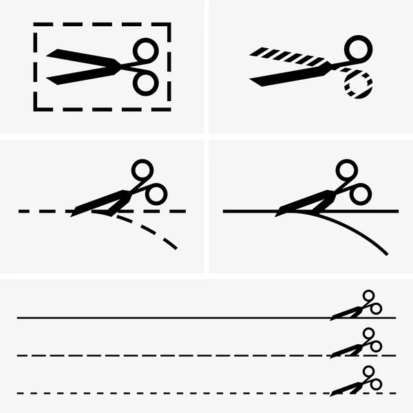 Scissors cut lines Stock Vector Image by ©happyroman #11496385 Scissors cut lines Stock Vector Image by ©happyroman #11496385