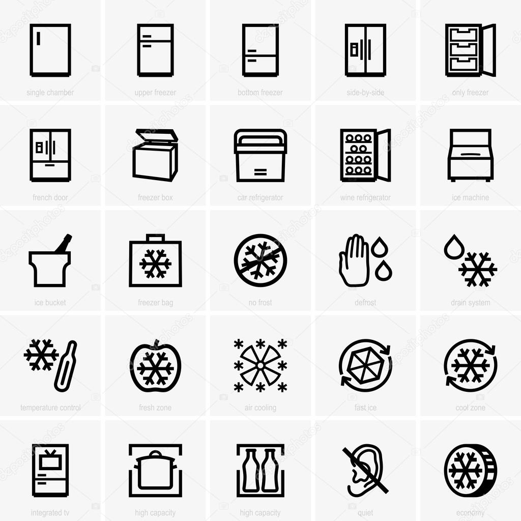 Freezer icons Stock Vector Image by ©Den.Barbulat #55569863