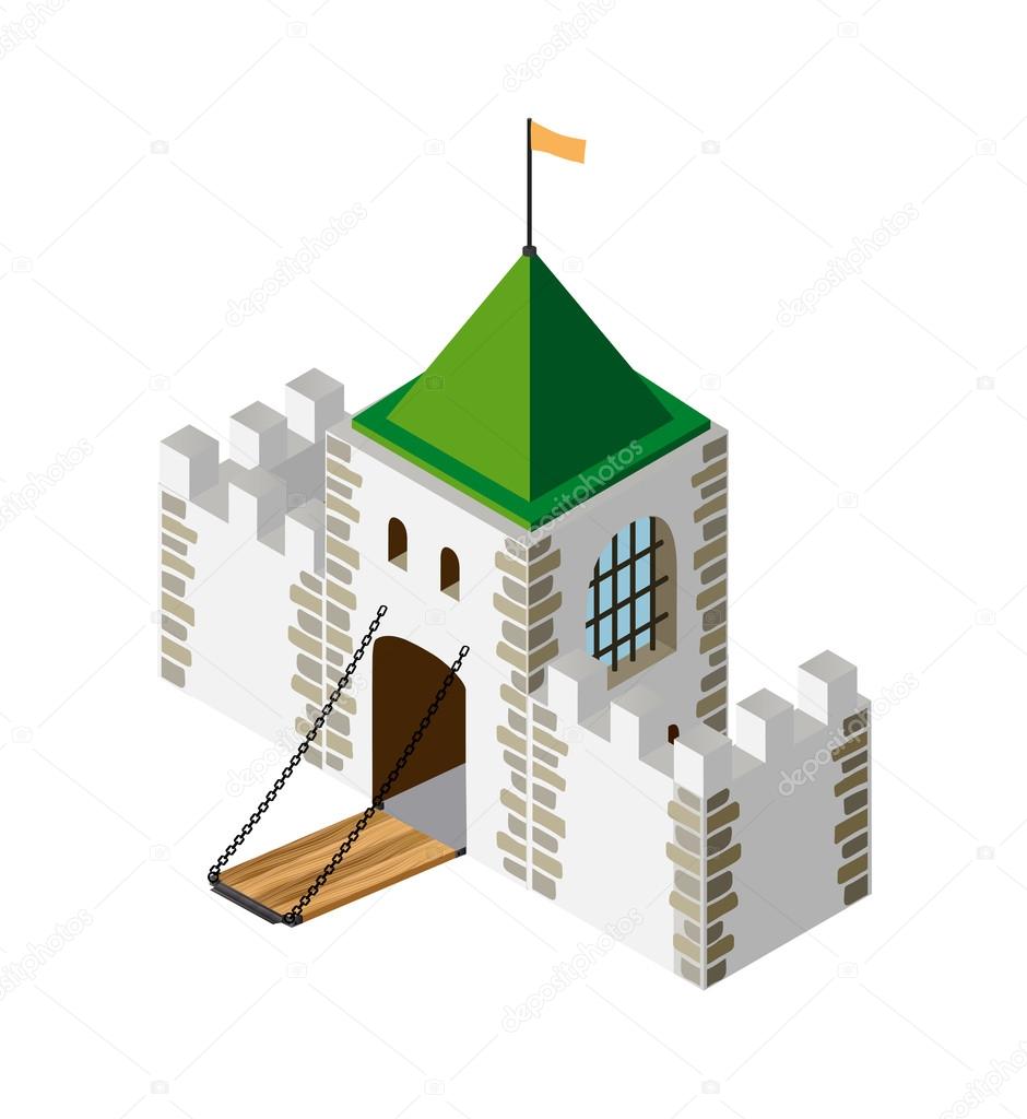 Fortress protection guard Stock Vector Image by ©alexzel21 #111032148