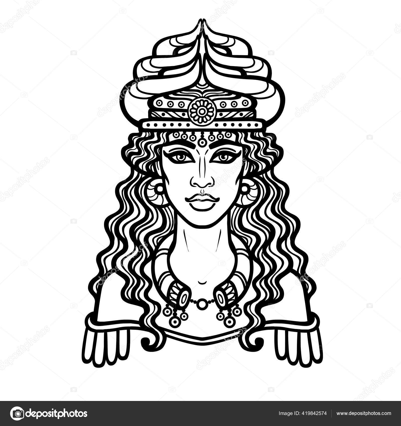 Inanna Ishtar Drawing