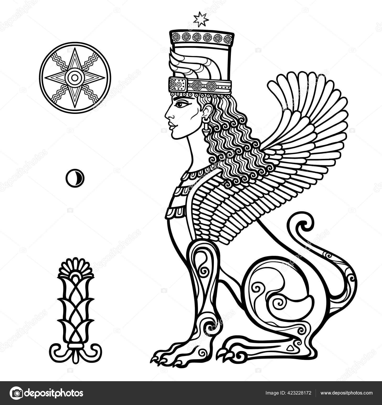 Inanna Ishtar Drawing