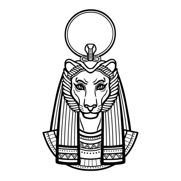 Sekhmet Drawing