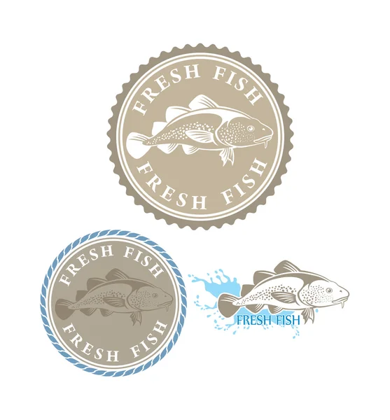 Peces logos Imágenes Vectoriales, Gráfico Vectorial de Peces logos ...