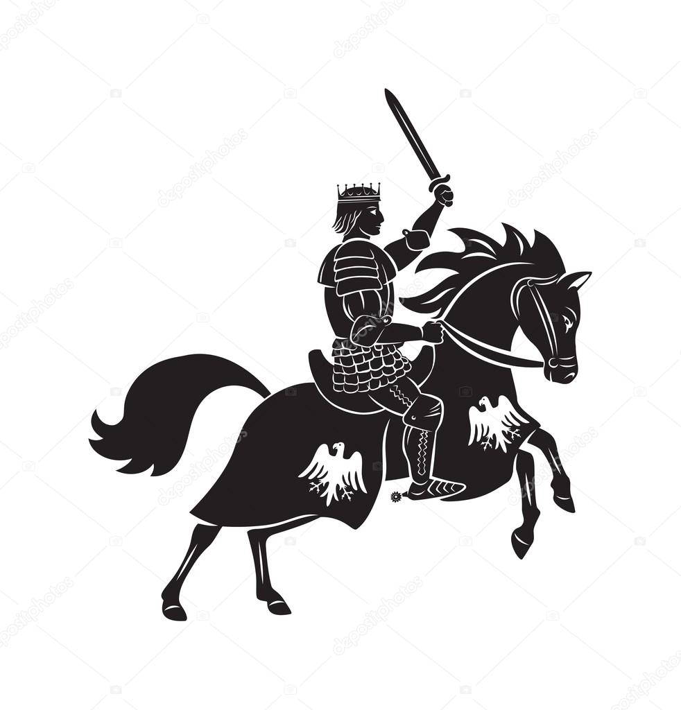 Knight On Horse Vector