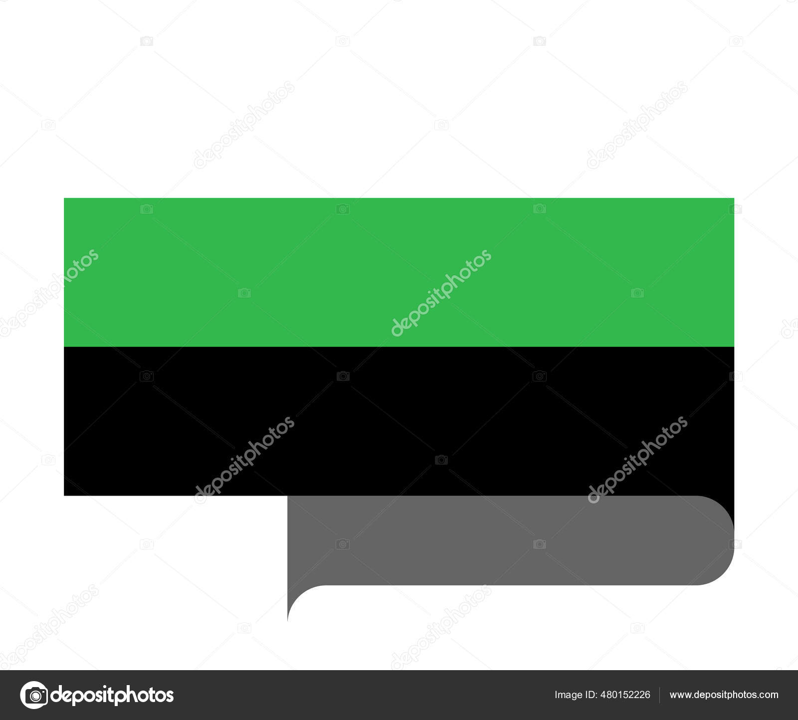 Neutrois Pride Flag Vector Illustration Stock Vector by ©ecelop 480152226