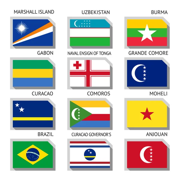 Flags of the world Stock Vector by ©ecelop 57399735