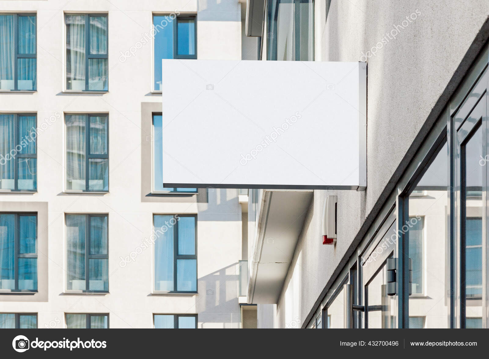Blank Business Sign