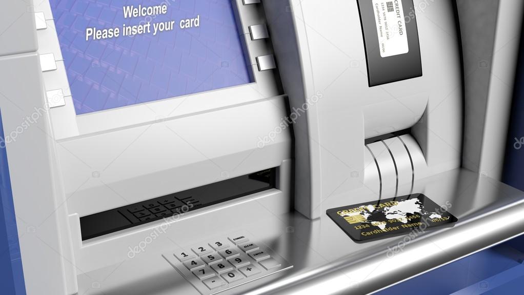 Atm machine display and keyboard closeup Stock Photo by ©viperagp 52554519