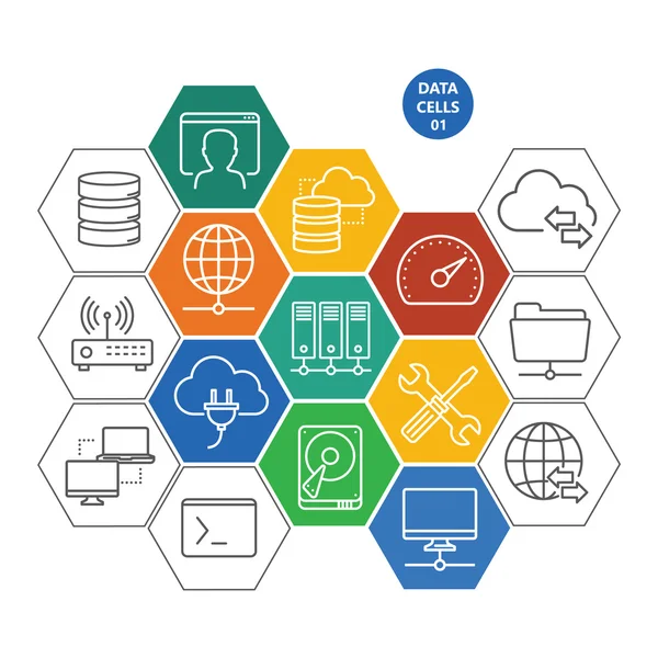 Data cells icons - gaming and media Stock Vector Image by ©Nevada31 ...