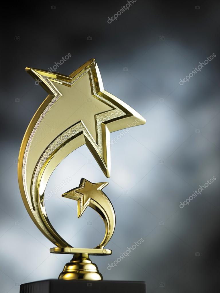 Star shape trophy — Stock Photo © eskaylim #118365472