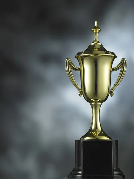 Golden trophy cup — Stock Photo © eskaylim #118365434