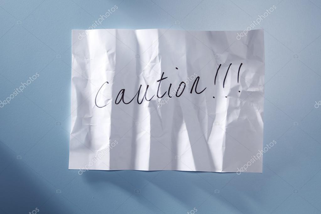 Crumpled paper with text Stock Photo by ©eskaylim 65068415