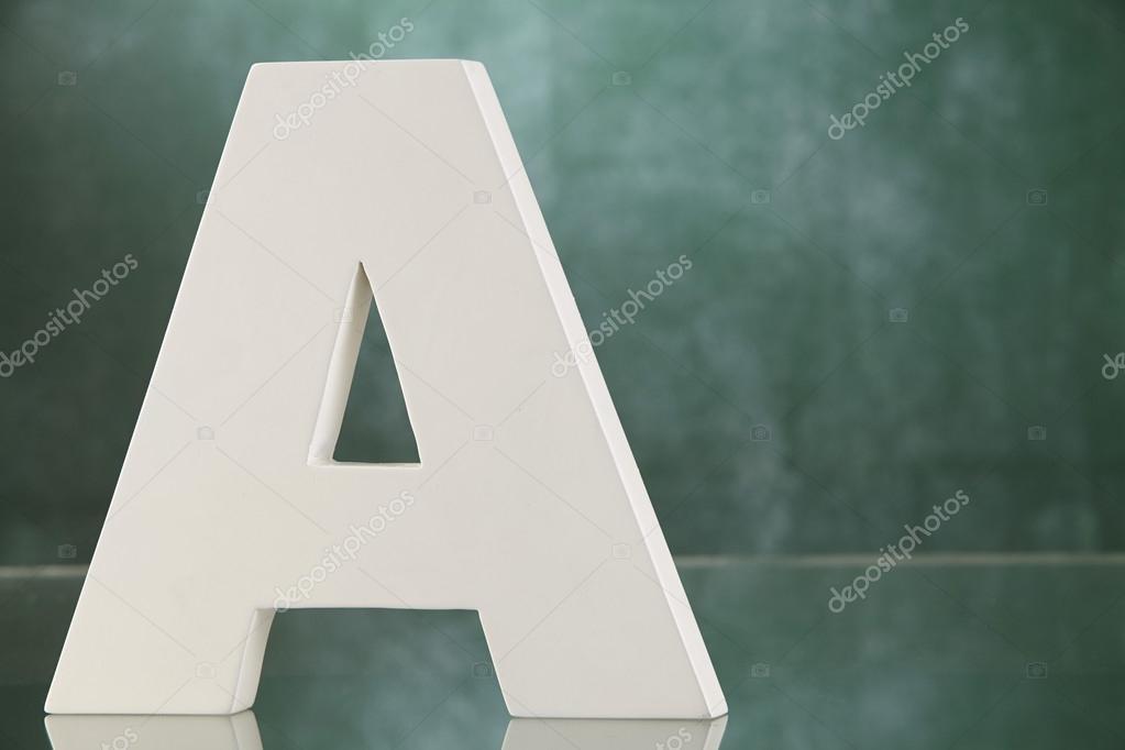 Big white alphabet A Stock Photo by ©eskaylim 81883934