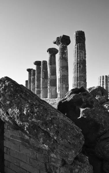 Hercules Temple columns — Stock Photo © agiampiccolo #57300609